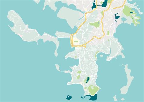 Carte De Nouméa2 By Marjolaine
