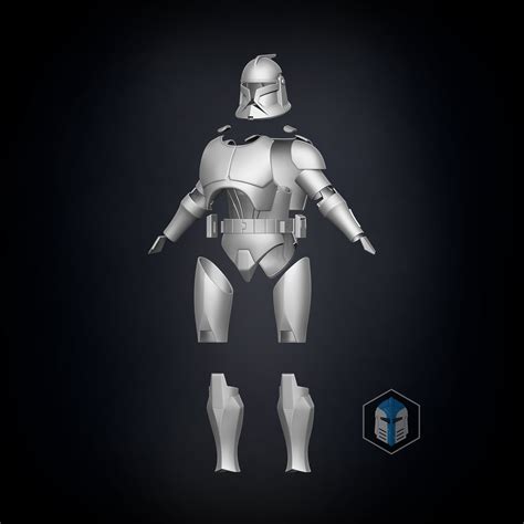 Phase 1 Animated Clone Trooper Armor 3d Print Files Galactic Armory