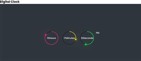working on a digital clock with html and css shrushti malkar posted
