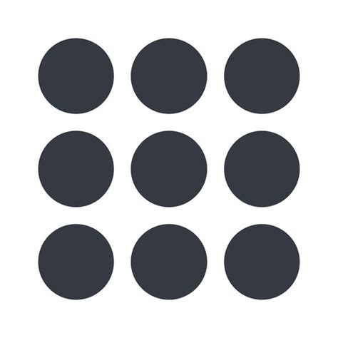 Grid Circle Solid Icon By Friconix Fi Xnsuxl Grid Circle Solid Normal Solid Circle Menu More