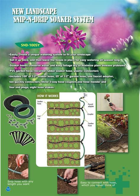 New Landscape Snip N Drip Soaker System Gui Yo Industrial