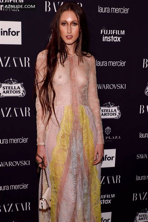 Anna Cleveland Sexy Dress At Harpers Bazaar Icons Party At The Plaza
