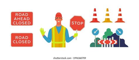 도로 건설 및 도로 보수 벡터 스톡 벡터로열티 프리 1116949856 Shutterstock
