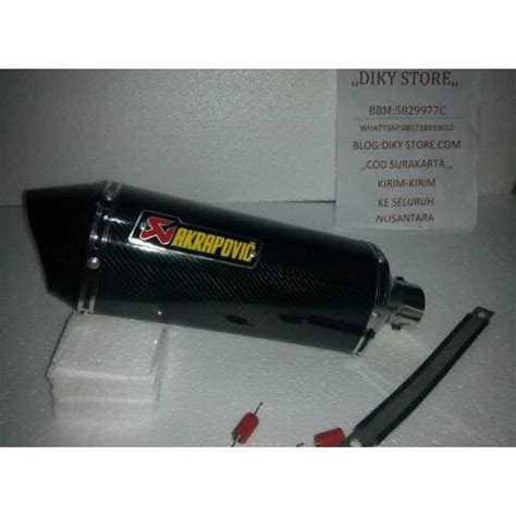 Jual Harga Knalpot Akrapovic Carbon Full Standlish Terbaru Indonesia Shopee Indonesia