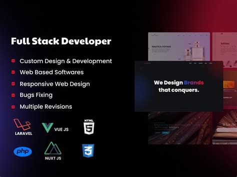 Laravel Developer Custom Website Design Development Upwork