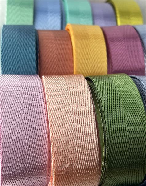 1 Heavy Duty Nylon Webbing New Color Collection Herringbone Sold