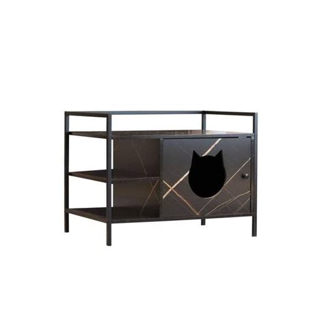 Miscool Anky Enclosure Hidden Cat Litter Box Furniture Cat Washroom