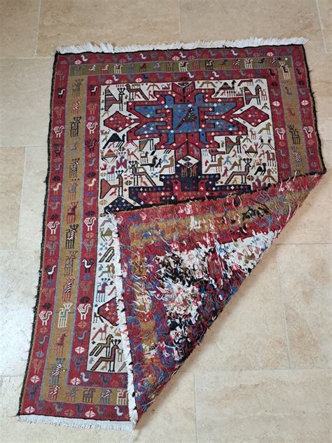 Proantic Sumak Rug Iran 20th Century