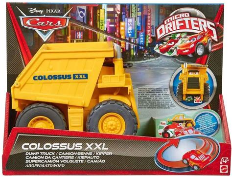 Disney Pixar Cars Micro Drifters Colossus Xxl Car Chomping Dump Truck