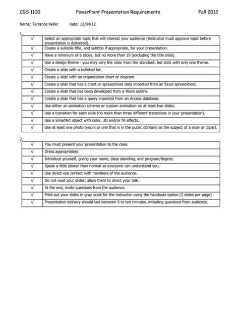 Power Point Presentation Assessment Docx