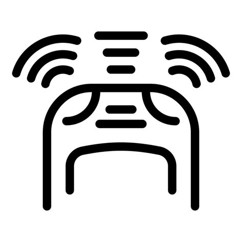 Smart Sensor Sending And Receiving Signal Icon 47438299 Vector Art At Vecteezy