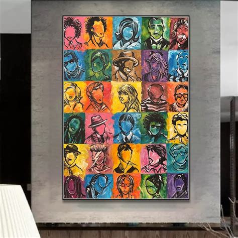 Famous People Artwork Paintings Etsy