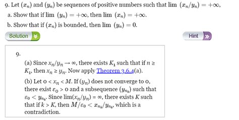 Answered 9 Let X And Yn Be Sequences Of Bartleby