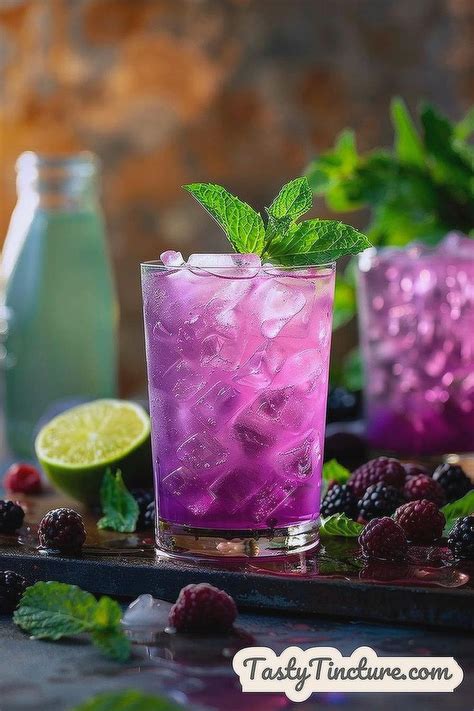Berry Breeze Mocktail Recipe In 2024 Mint Drink Recipe Mint Drink