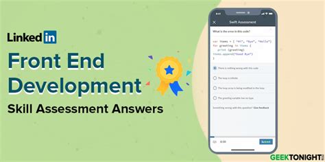 Linkedin Front End Development Skill Assessment Answers 2025
