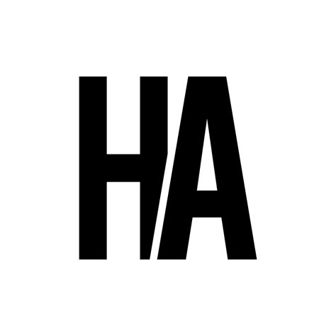 Ha Logo Monogram Design Illustration 35666173 Vector Art At Vecteezy