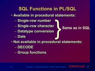 Les17 1 Writing Executable Statements PPT