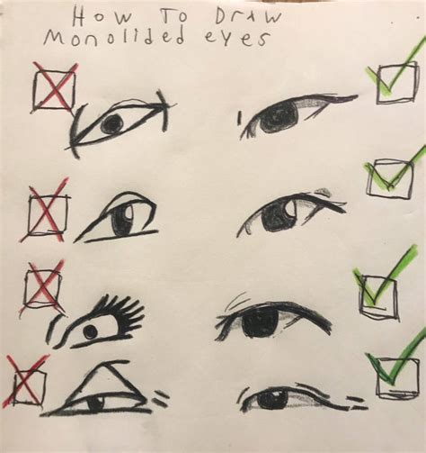 How To Draw Monolid Eyes By Kanjikamehameha On Deviantart