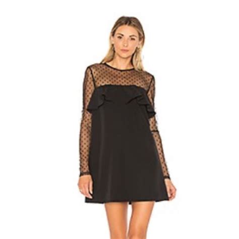 Milly Dresses Milly Sophie Dotted Tulle Popover Shift Dress Poshmark