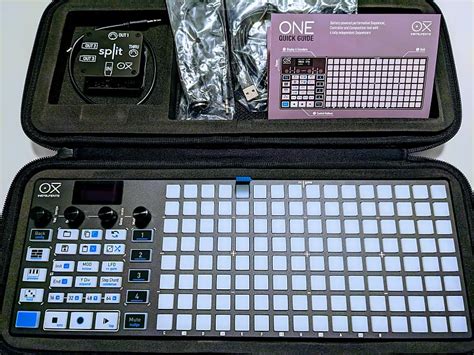 Oxi Instruments Oxi One Sequencer Oxi Split Mint Reverb