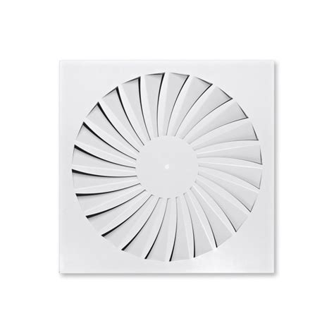 Swirl Diffuser Fixed Curved Vane Air Grilles