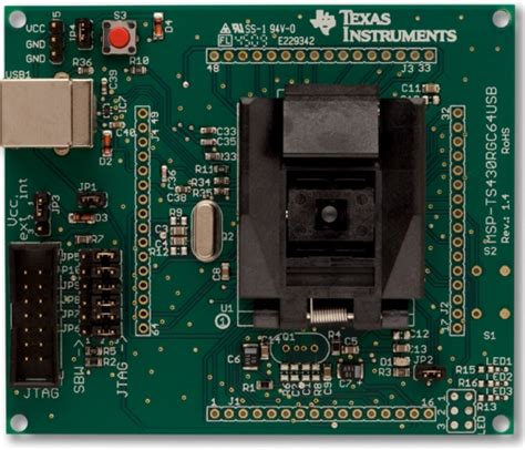 MSP TS RGC USB MSP TS RGC USB Pin Target Development Board For MSP F X MCUs TI Com