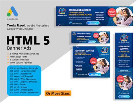 Design Attractive Animated Html5 Banners For Gdn By Nilanipp Fiverr