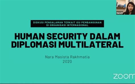 Hubungan Internasional Fisip Ui Mengadakan Dialog Daring Bertajuk “defining Nurani” Fakultas