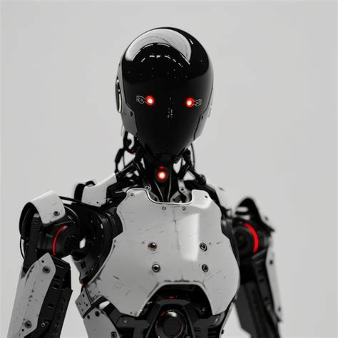 The Advanced Robot Features Sophisticated Red Eyes And Stateoftheart