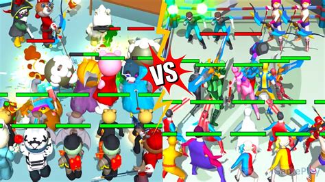 Rainbow Piggy End Chapter Vs Merge Supper Hero Merge Battle Gameplay