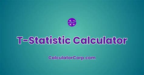 T Statistic Calculator Critical Element In Hypothesis Test