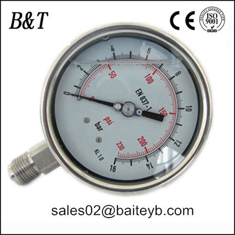 All Stainless Steel Wika Manometer High Quality All Stainless Steel