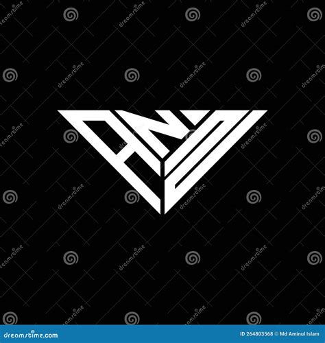 Ann Letter Logo Creative Design With Vector Graphic Stock Vector