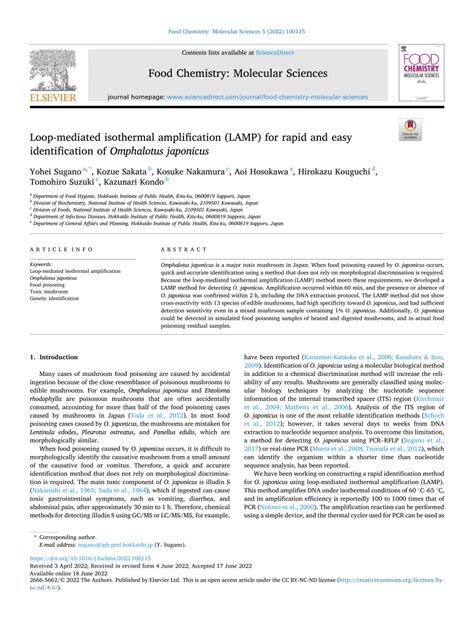 Pdf Loop Mediated Isothermal Amplification Lamp For Rapid And Easy Identification Of