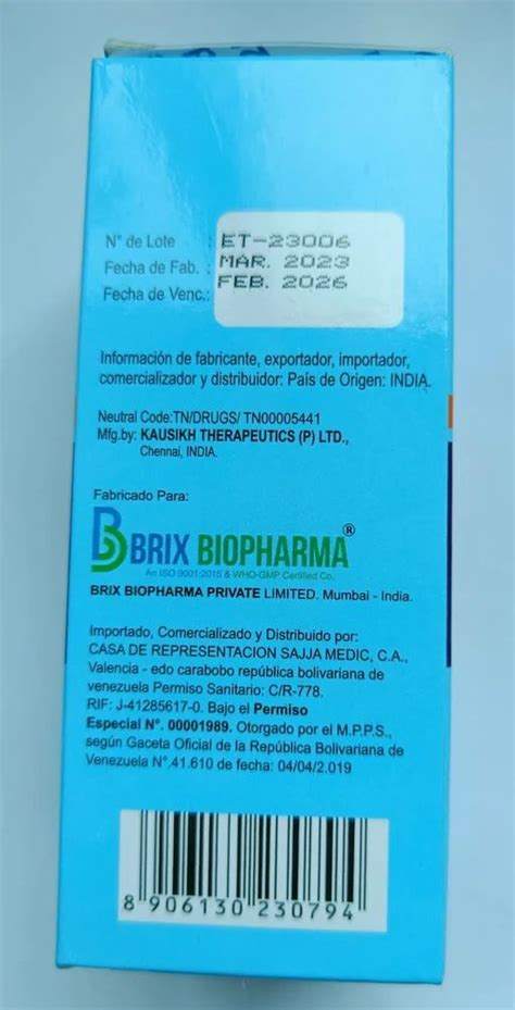 Solucion Oral De Valproato De Sodio Bp 250 Mg 5 Ml At ₹ 200strip