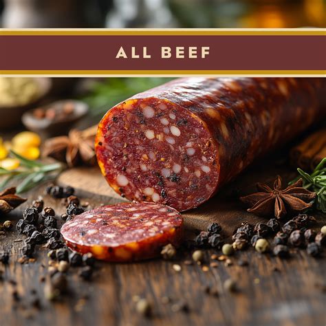 All Beef Summer Sausage 12oz Artasn Meats