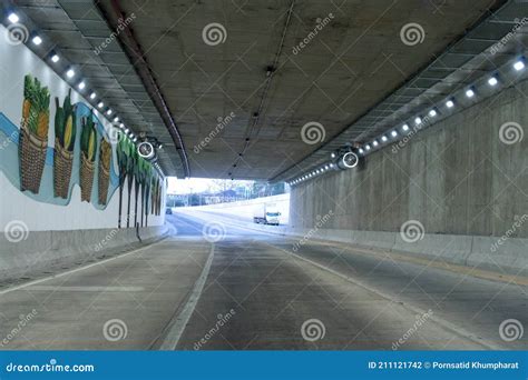 Highway Tunnel In Thailand Underpass To Solve Intersection Problems