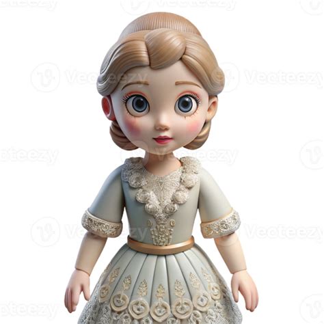 3d Cartoon Girl Illustration 54591024 Png