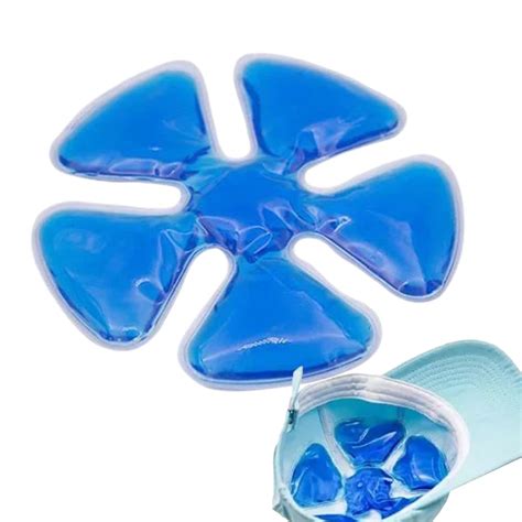 Curpgiee Cooling Gel Hat Ice Pack Helmet Cool Down Insert Reusable Sun