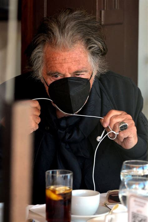 Al Pacino Is All Of Us Struggling To Detangle Headphones From His Mask