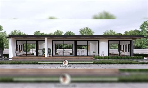 บ้านโมเดิร์นแบบกล่อง P 1439 บ้านสวย Modernstyle ขนาด 173 ตร ม