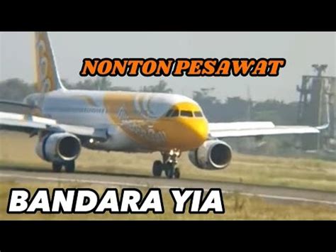 Nonton Pesawat Dari Dekat Landing Dan Take Off Di Bandara YIA