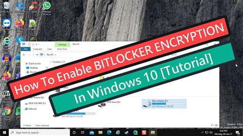 How To Enable Bitlocker Encryption In Windows 10 [tutorial] Youtube