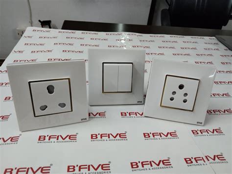 White B Five A In Socket With Safety Shutter Socket Hector At Rs Piece In New Delhi