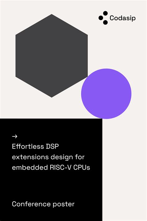 effortless dsp extensions design for embedded risc v cpus poster