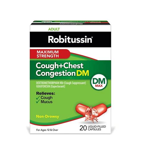 Cold And Cough Medicine For Adults Robitussin