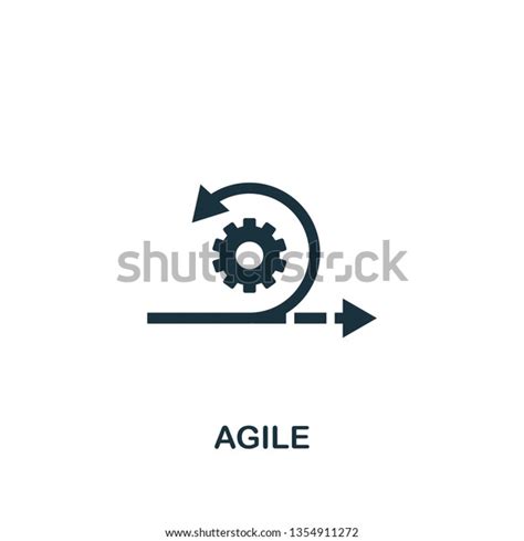 Agile Icon Creative Element Design Content Stock Vector Royalty Free