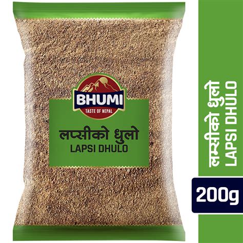 Bhumi Lapsi Dhulo Powder 200g Hog Plum Amla Nepalese Food Himalayan Food Ambika Veg And Vegan