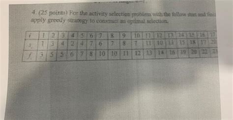 solved 4 25 points consider bubble sort which works by
