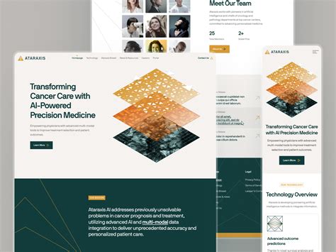 Ataraxisai Ai Precision Medicine Technology Page Uiux By Samuel